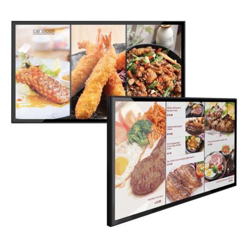 LCD Menu Boards 43", 49", & 55", Digital Displays