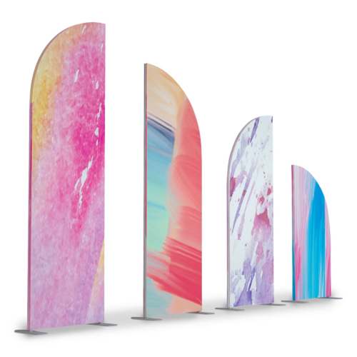 The Fin Stretch Display Stand for Event Promotions