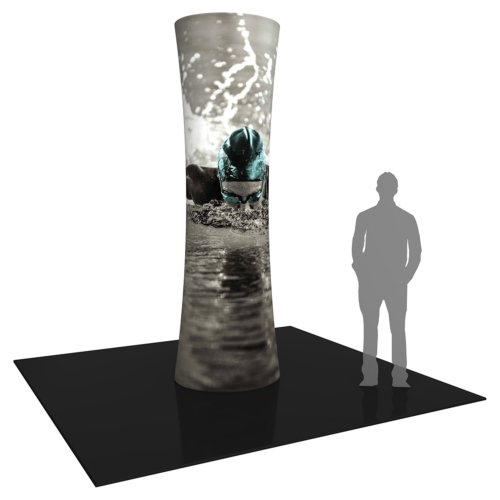 3m Standing Cylinder Column, Custom Printed – Lowest Prices