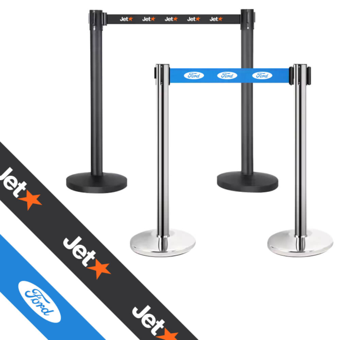 Custom Branded Retractable Barriers | No Minimum Order